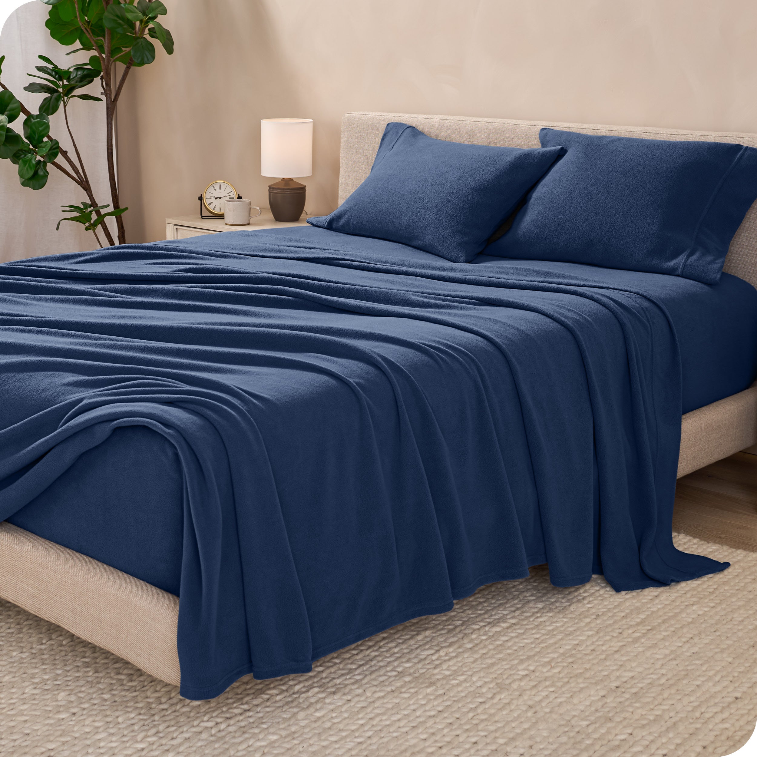 Bare Home Polar Fleece Sheet Set Deep Pocket Sheets Bare Home